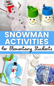 Snowman Activities for Elementary Students