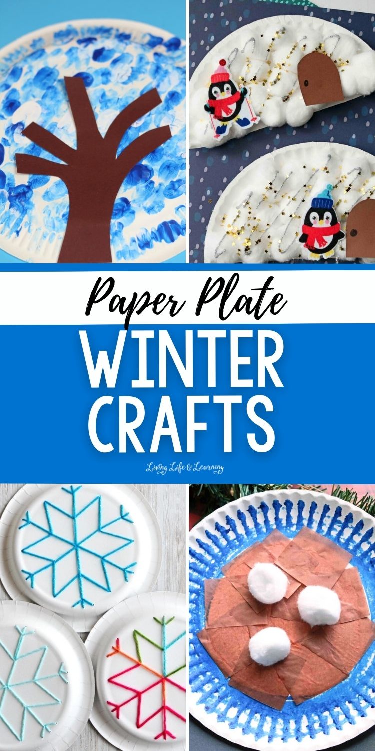 Paper Plate Winter Crafts