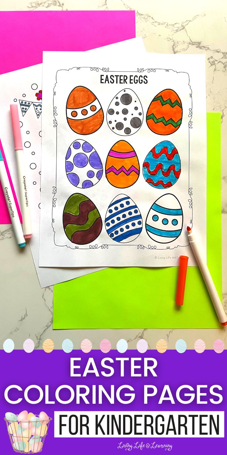 Easter Coloring Pages for Kindergarten