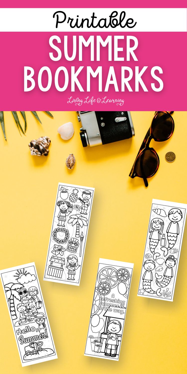 Printable Summer Bookmarks