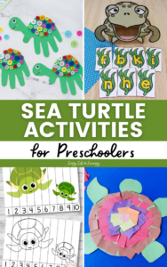 Sea Turtle Activities for Preschoolers