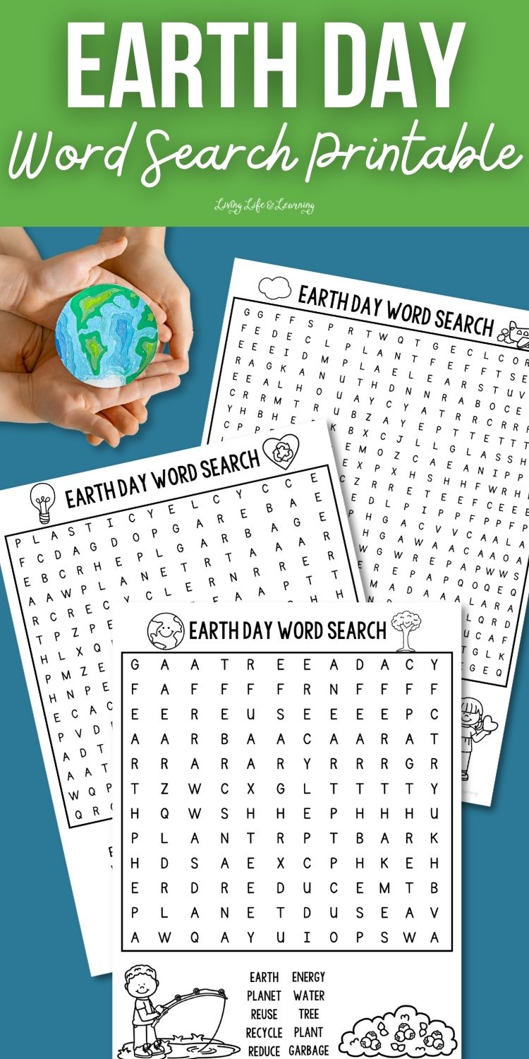Earth Day Word Search Printable
