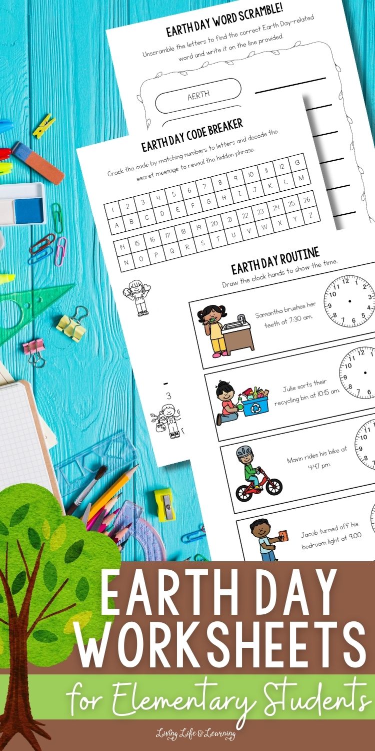Earth Day Worksheets for Elementary Students