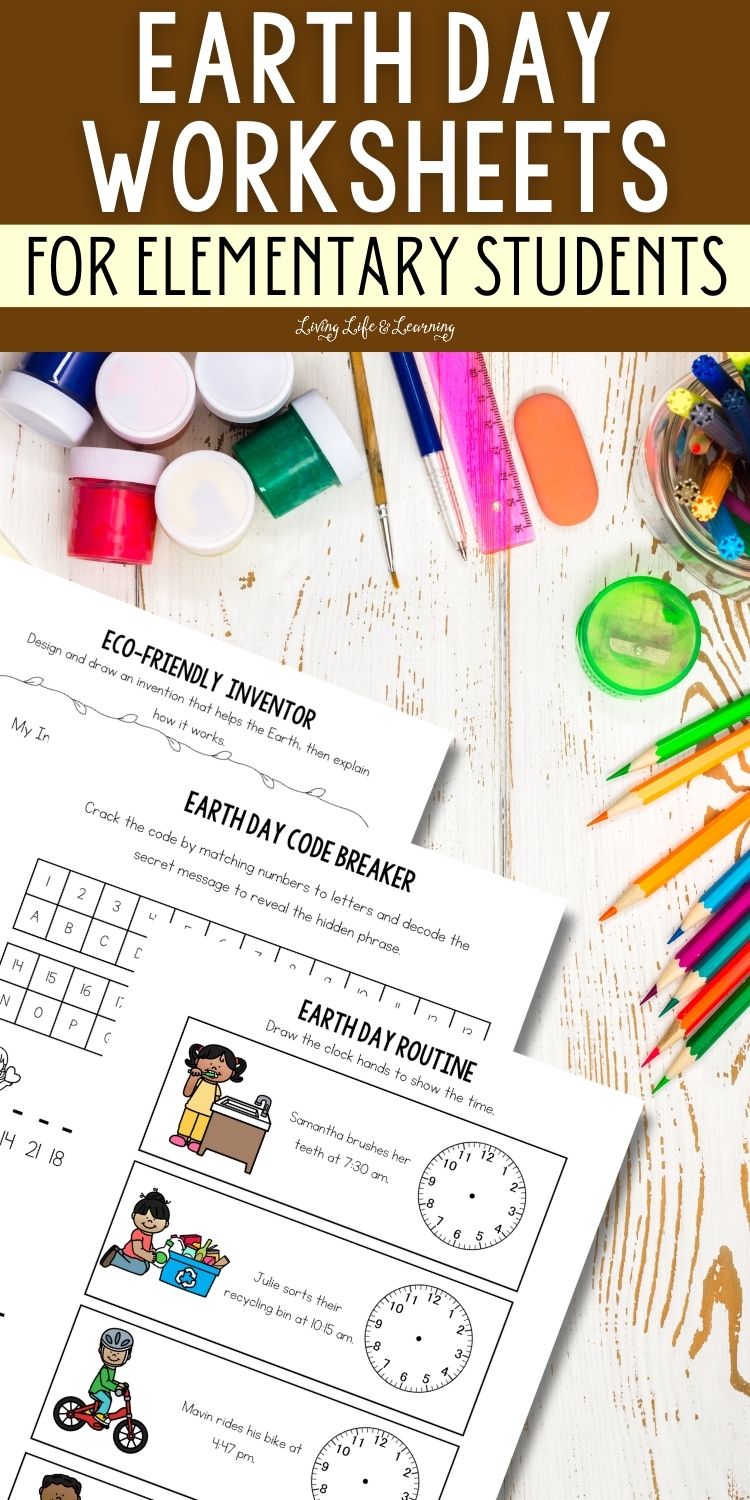 Earth Day Worksheets for Elementary Students