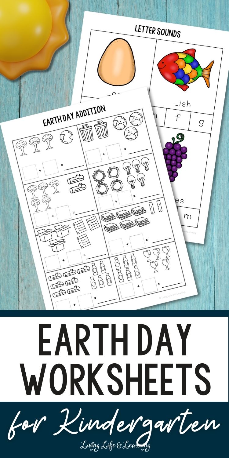 Earth Day Worksheets for Kindergarten