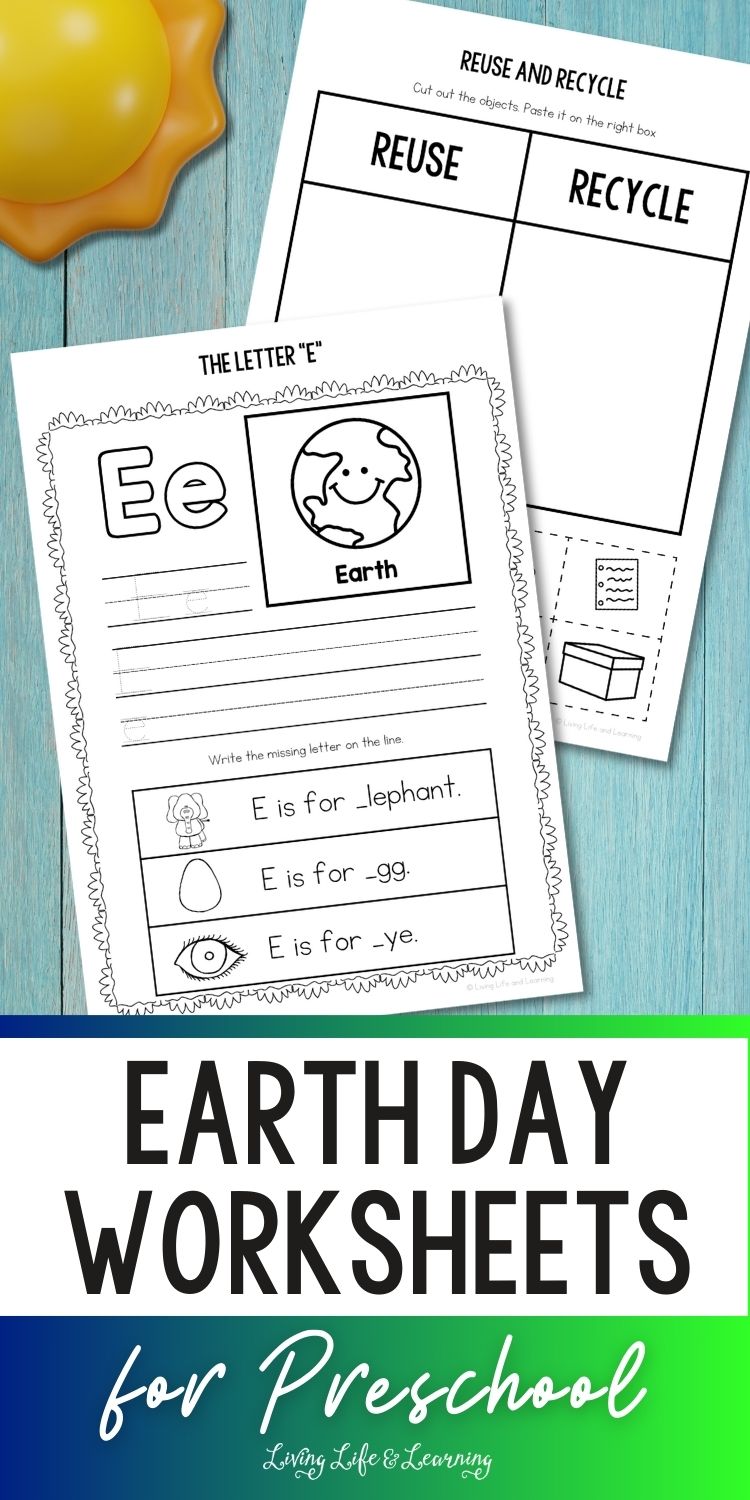 Earth Day Worksheets for Preschool