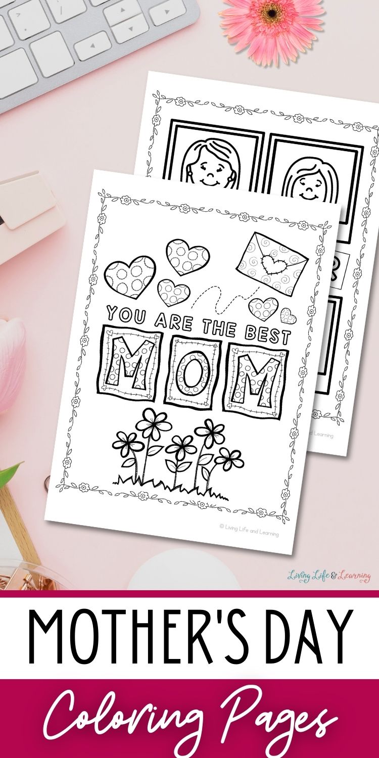 Mothers Day Coloring Pages