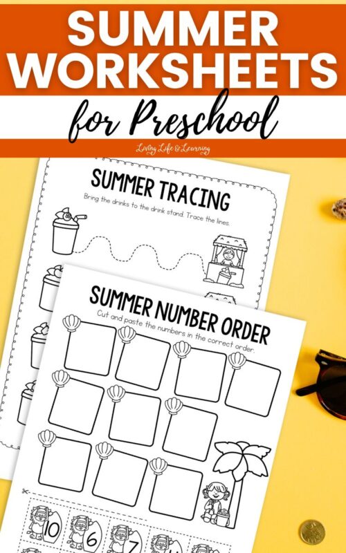 Summer Worksheets for Preschool