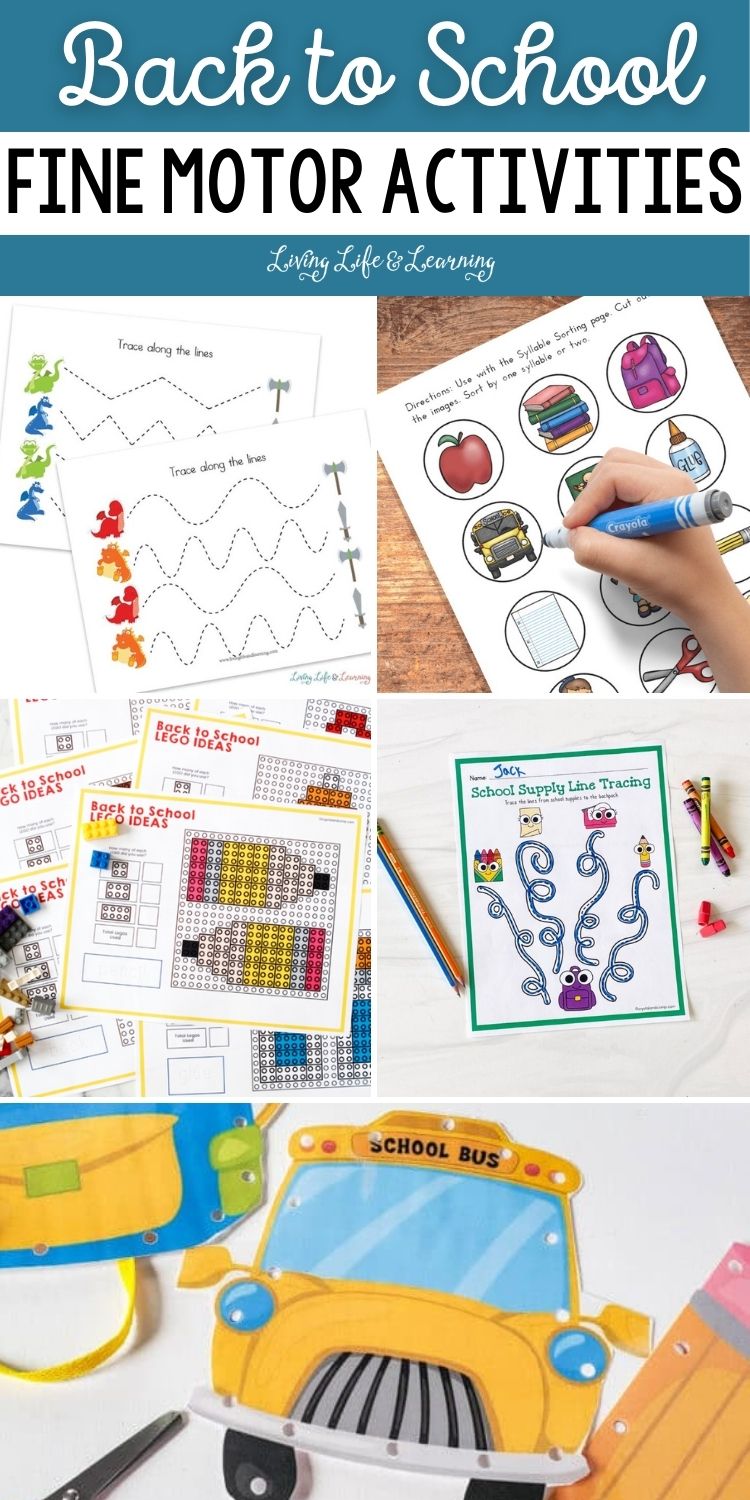 Back to School Fine Motor Activities