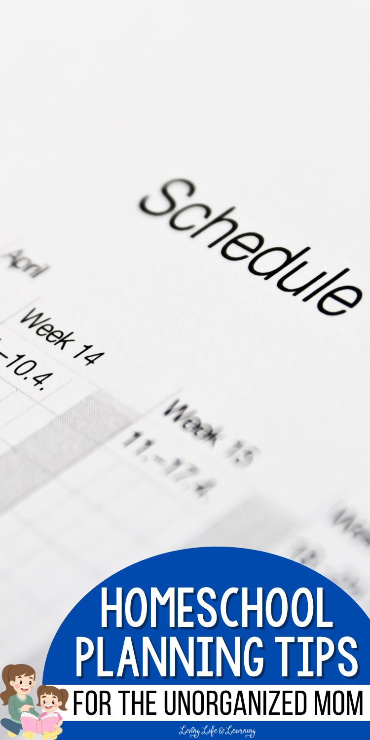 Homeschool Planning Tips for the Unorganized Mom