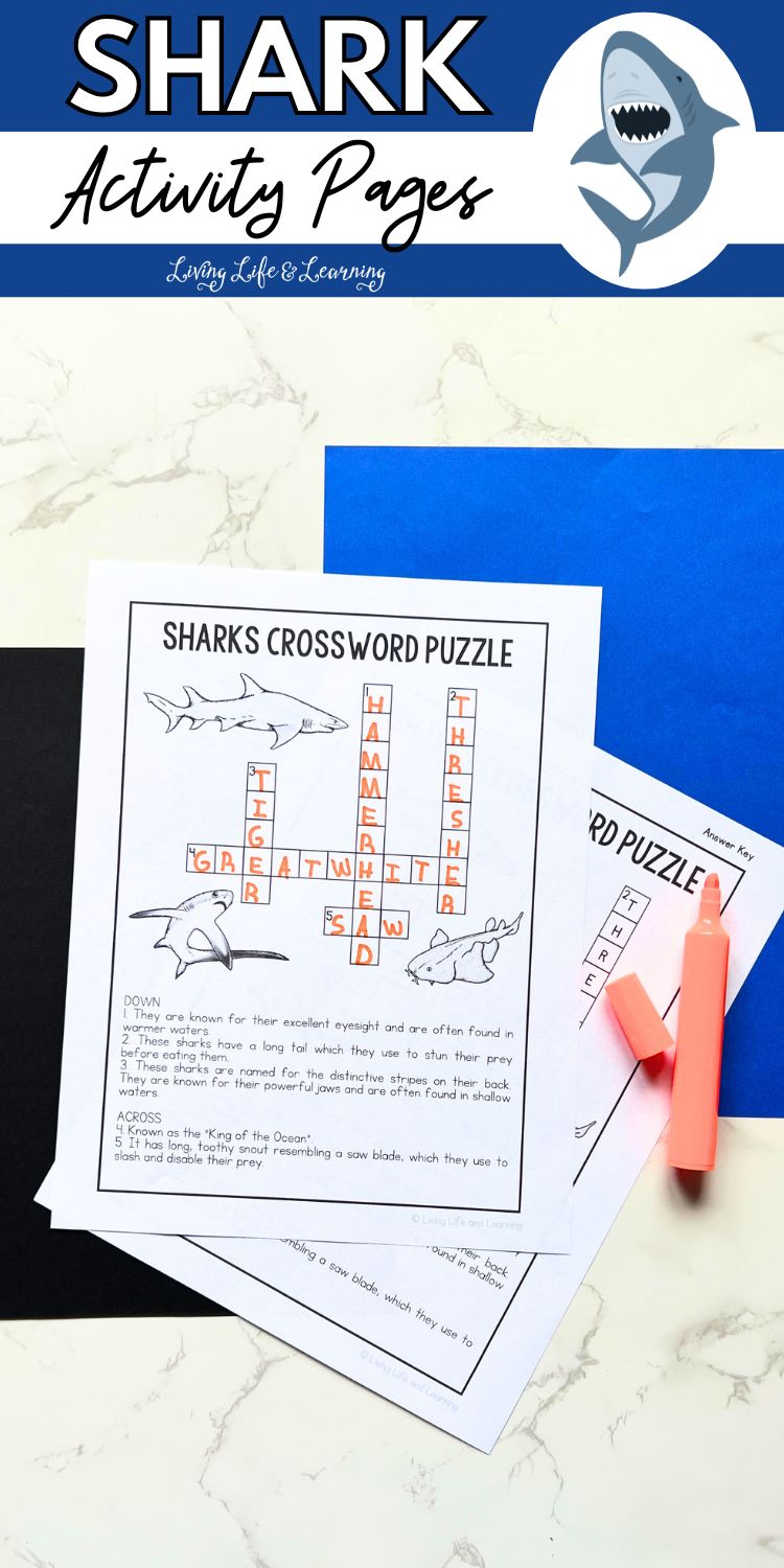 Shark Activity Pages: Fun and Educational Worksheets for Kids