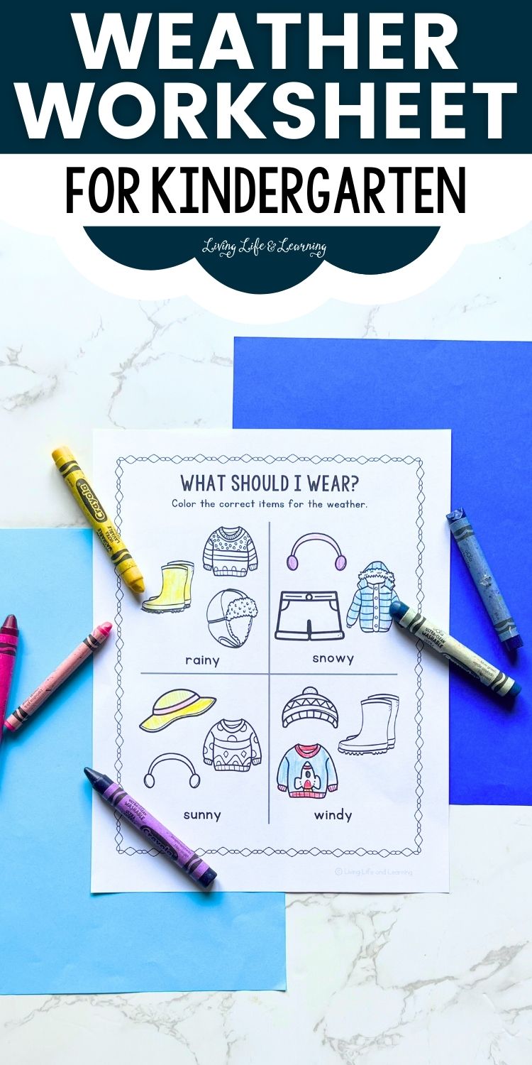Weather Worksheet for Kindergarten: Fun & Educational
