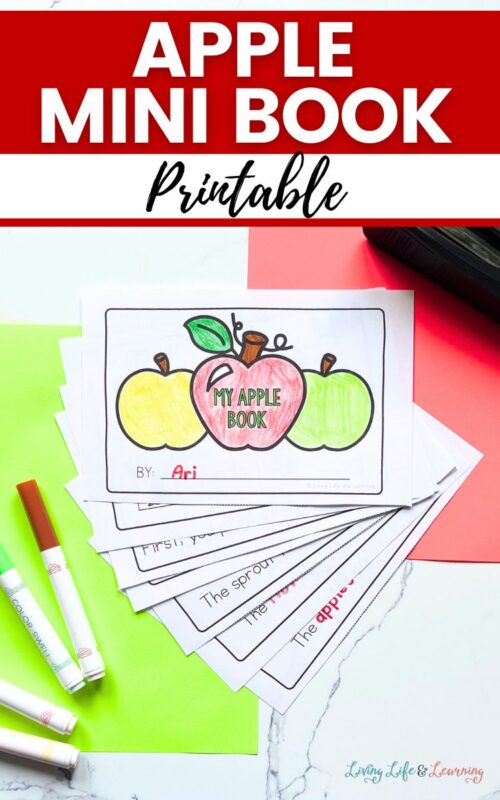 Apple Mini Book Printable: Creative Learning for Young Minds