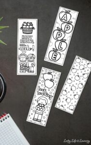 Apple Printable Bookmarks: Add Fun to Your Fall Reading Routine