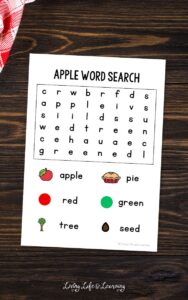 Apple Word Search Printable: Perfect for Apple-themed Learning