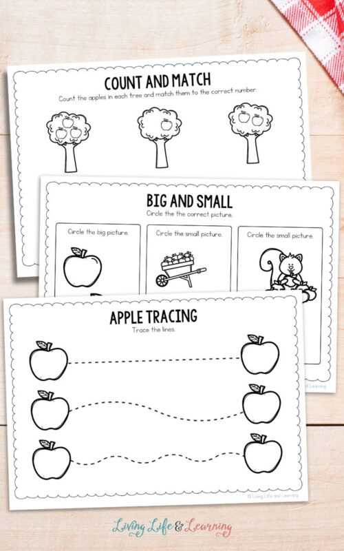Apple Worksheets for Toddlers: Fun and Educational Activities