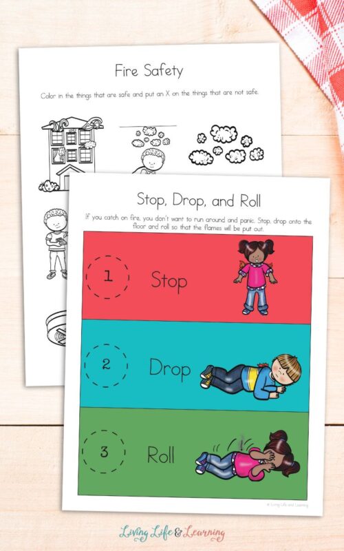 Fire Safety Worksheets for Kids