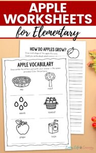 Fun and Educational Apple Worksheets for Elementary