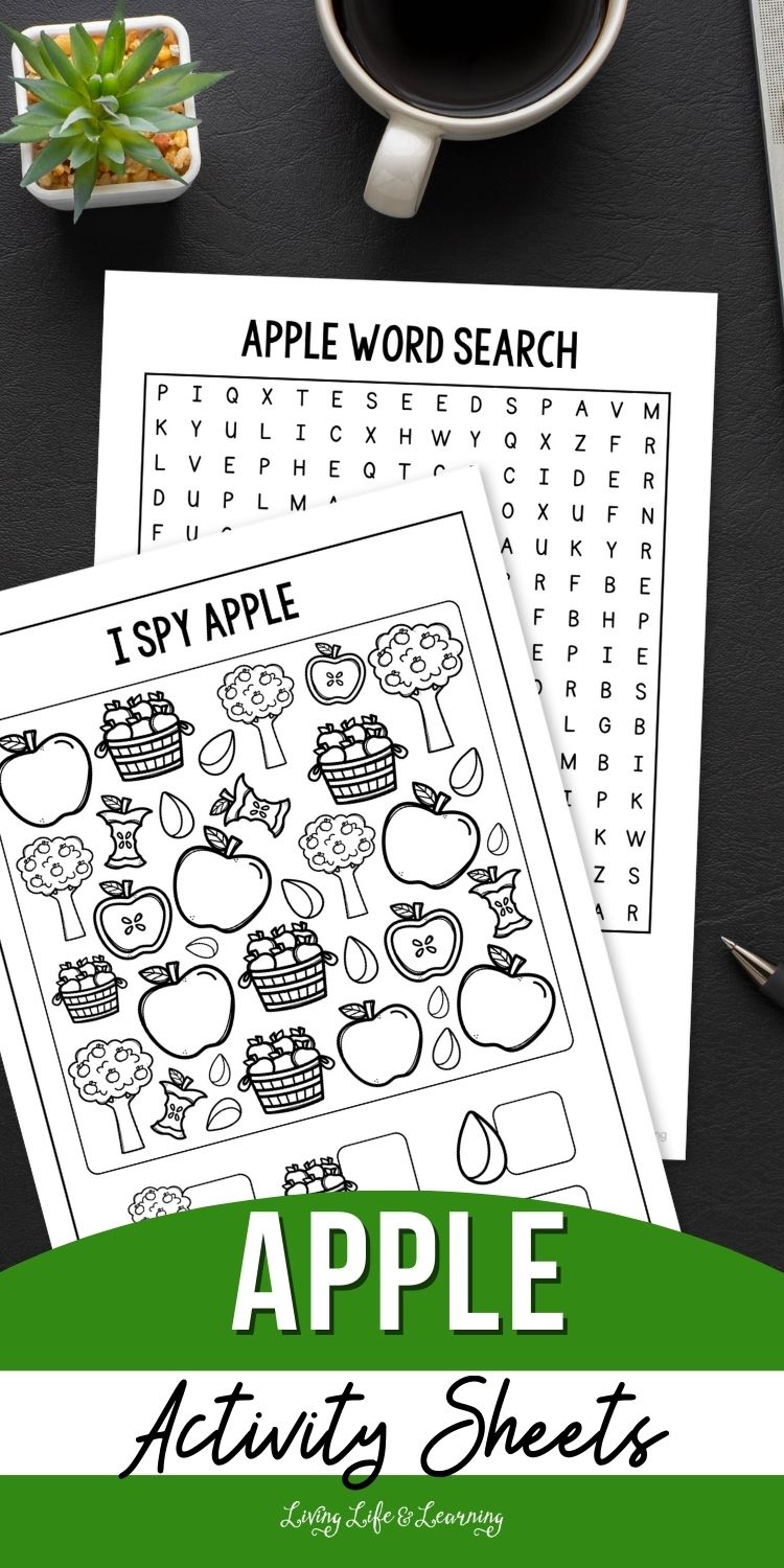 Apple Activity Sheets: Fun and Educational Fall Activities for Kids