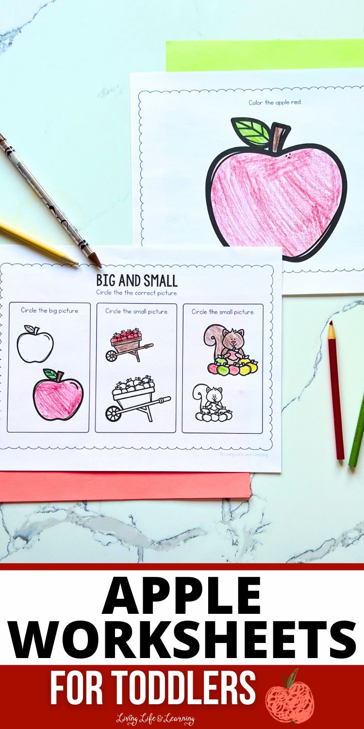 Apple Worksheets for Toddlers: Fun and Educational Activities