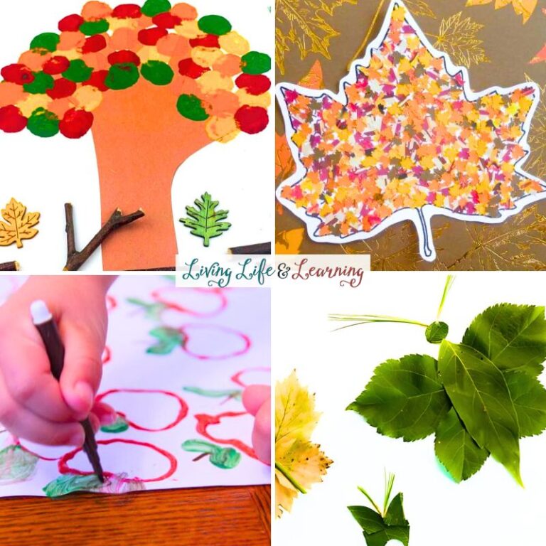 Explore Colors and Textures with Fall Crafts for Kindergarten