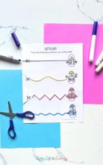 Enhance Fine Motor Skills with Snowman Cutting Activity Pages
