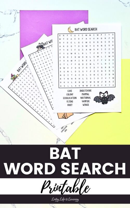 Unleash Spooky Learning Fun with Bat Word Search Printable