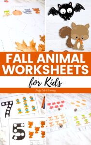 Fall Animal Worksheets for Kids: Learning with Seasonal Fun