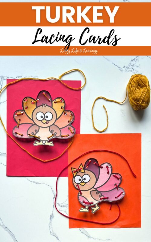 Discover Turkey Lacing Cards: Perfect for Animal Lovers