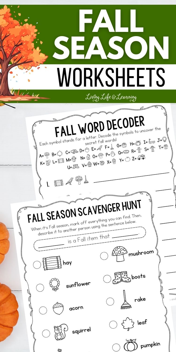Fall Season Worksheets: Making Fall Moments Memorable