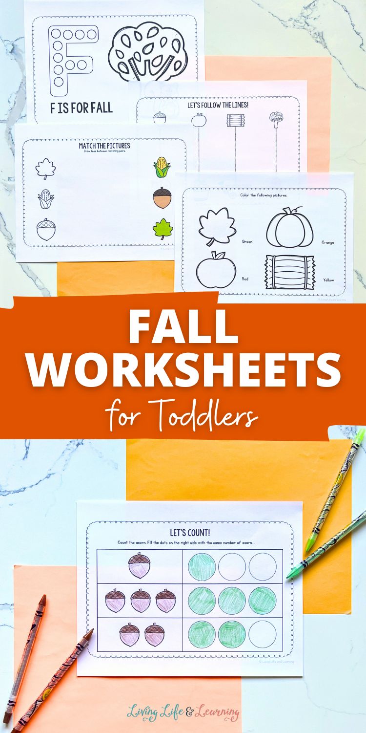Fall Worksheets for Toddlers: Exploring Autumn through Play