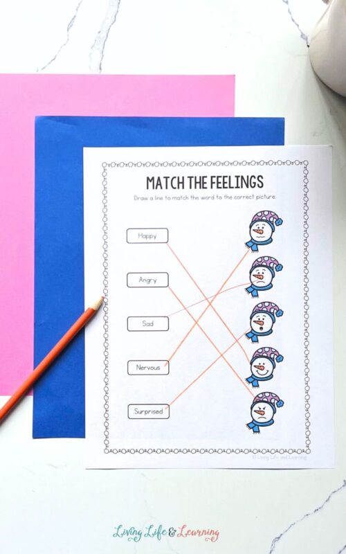 Snowman Feelings Chart: A Fun Tool to Teach Kids about Emotions