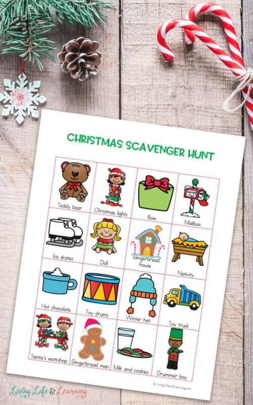 Enjoy the Holidays with a Christmas Scavenger Hunt for Kids