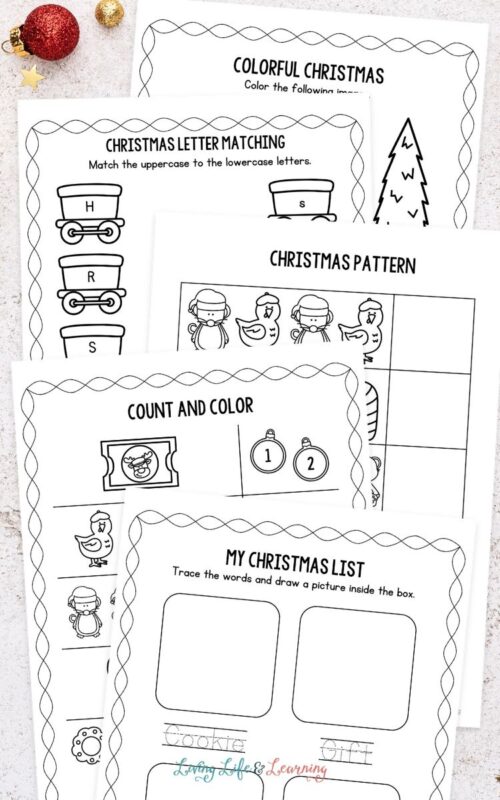 Free Christmas Worksheets for Kindergarten: Add Joy to Learning