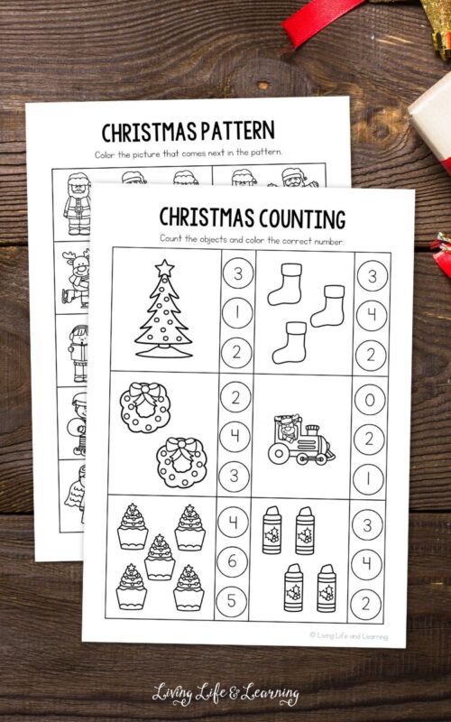 Christmas Worksheets for Preschool Learning Fun