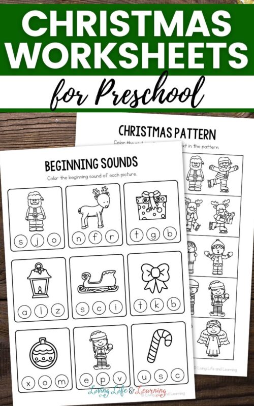 Christmas Worksheets for Preschool Learning Fun