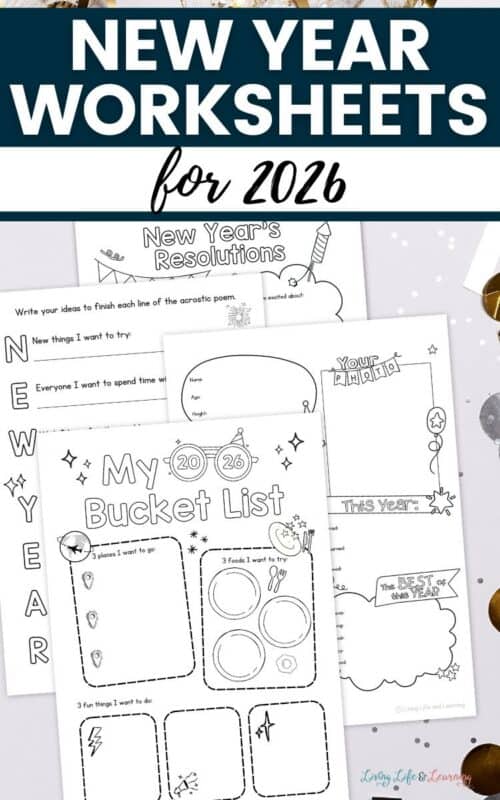 New Year Worksheets for 2026: Encouraging Goal-Setting for Kids