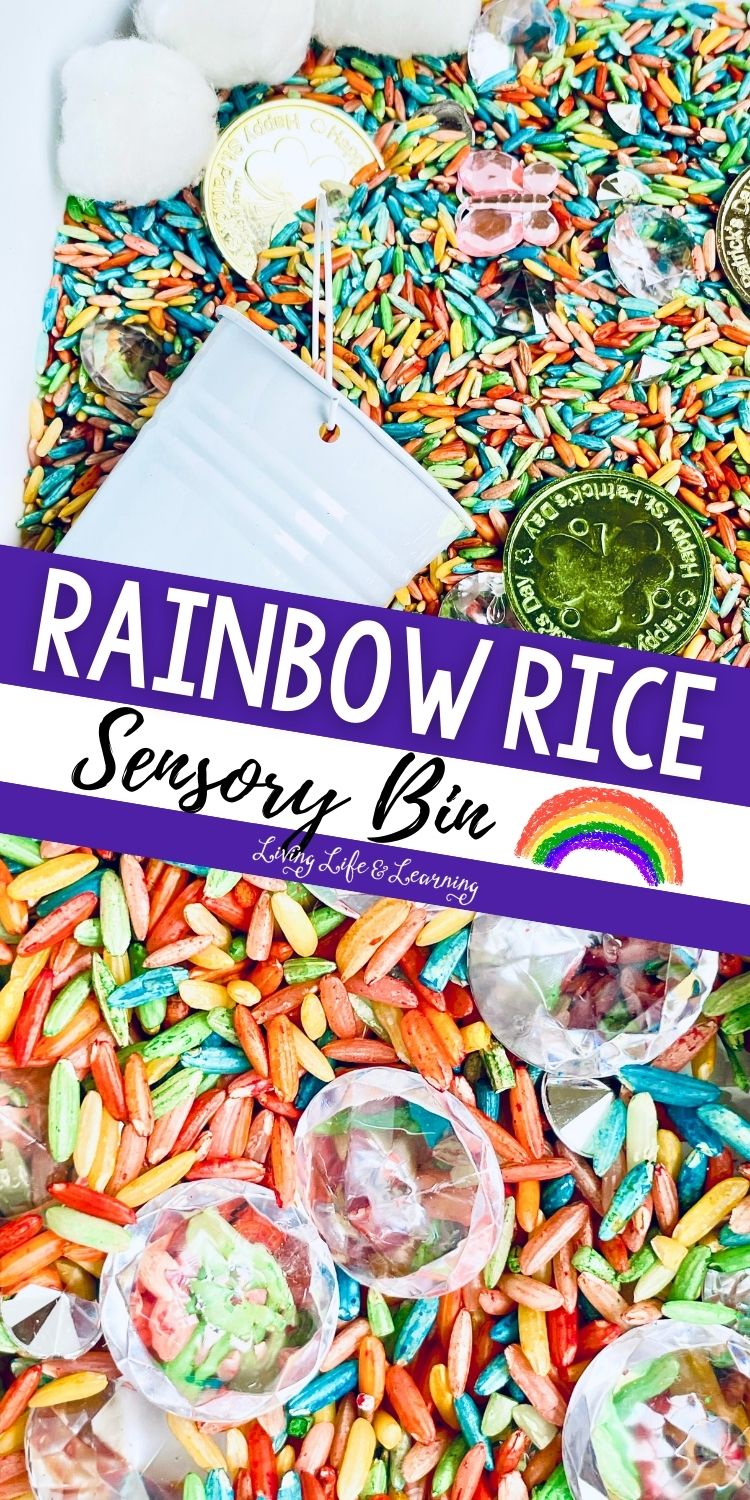 Rainbow Rice Sensory Bin: A Fun and Engaging Activity for Kids