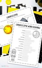 Lunar Eclipse Worksheet for Kids: Interactive Science Activities