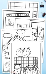 Pets Coloring Pages to Explore Animal World