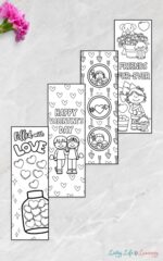 Valentine's Day Printable Bookmarks: Fun Crafting Activity for Kids