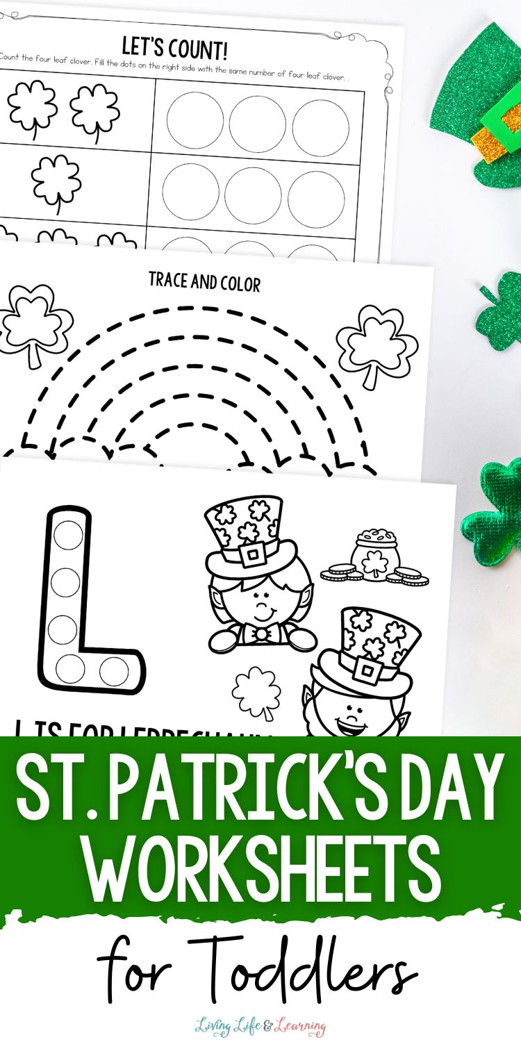 St. Patrick's Day Worksheets for Toddlers: Fun Holiday Activities