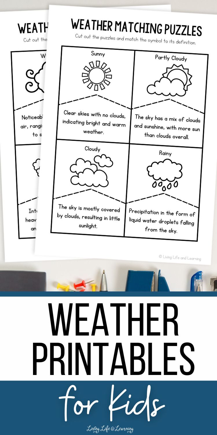 Weather Printables for Kids: Engaging and Interactive Pages
