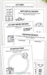 Earth Day Printable for Kindergarten: Engaging and Fun Pages