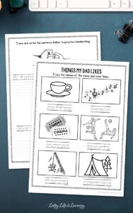Father's Day Handwriting Worksheets That Will Delight Dads
