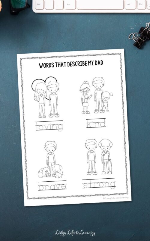 Father's Day Handwriting Worksheets That Will Delight Dads