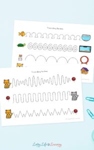 Pets Tracing Worksheets: Fine Motor and Pre-writing Practice