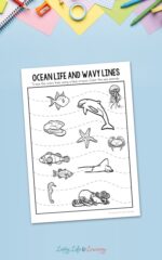 Sea Animal Worksheets for Kindergarten: Printable Ocean Activity