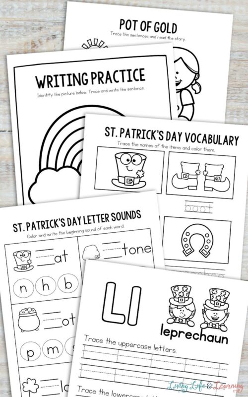 St. Patrick's Day Handwriting Worksheets: Fun Learning Pages