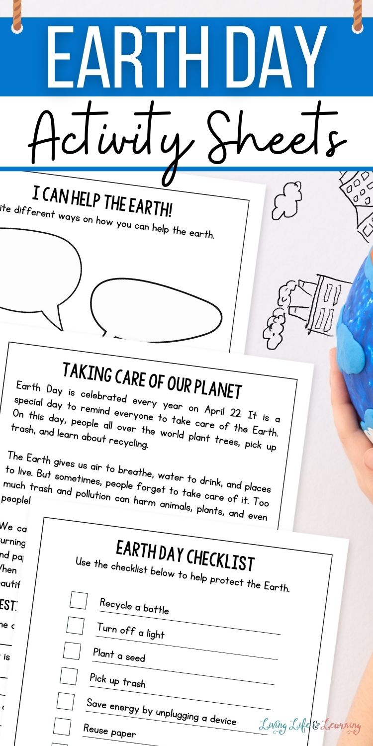 Earth Day Activity Sheets: Environmental Awareness for Kids